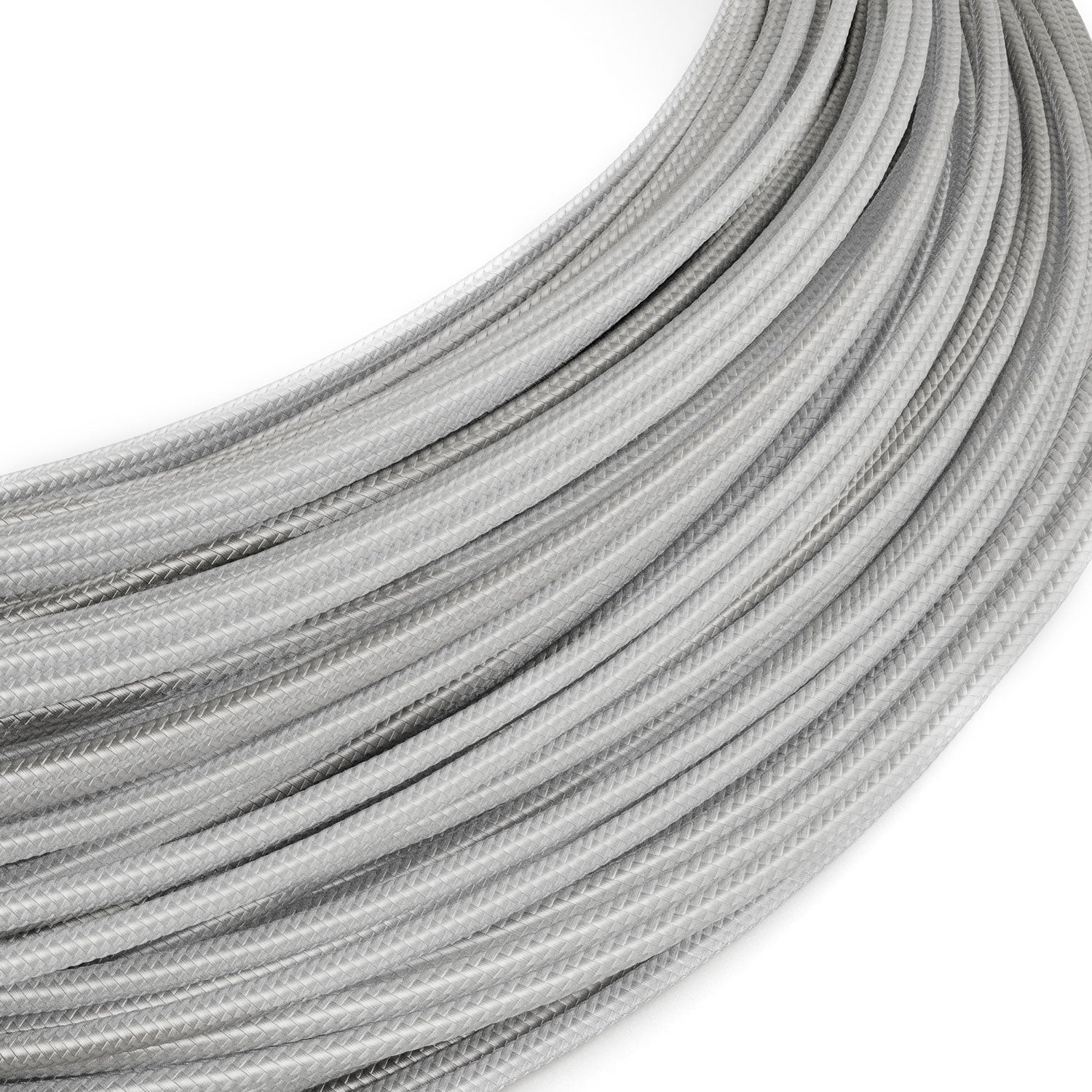 Extra Low Voltage fabric electrical cable Silver RM02 – Creative Cables