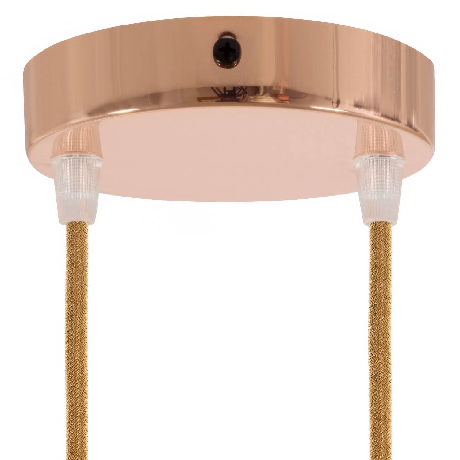 Cylindrical metal ceiling canopy kit with 2 holes - Copper – Creative ...