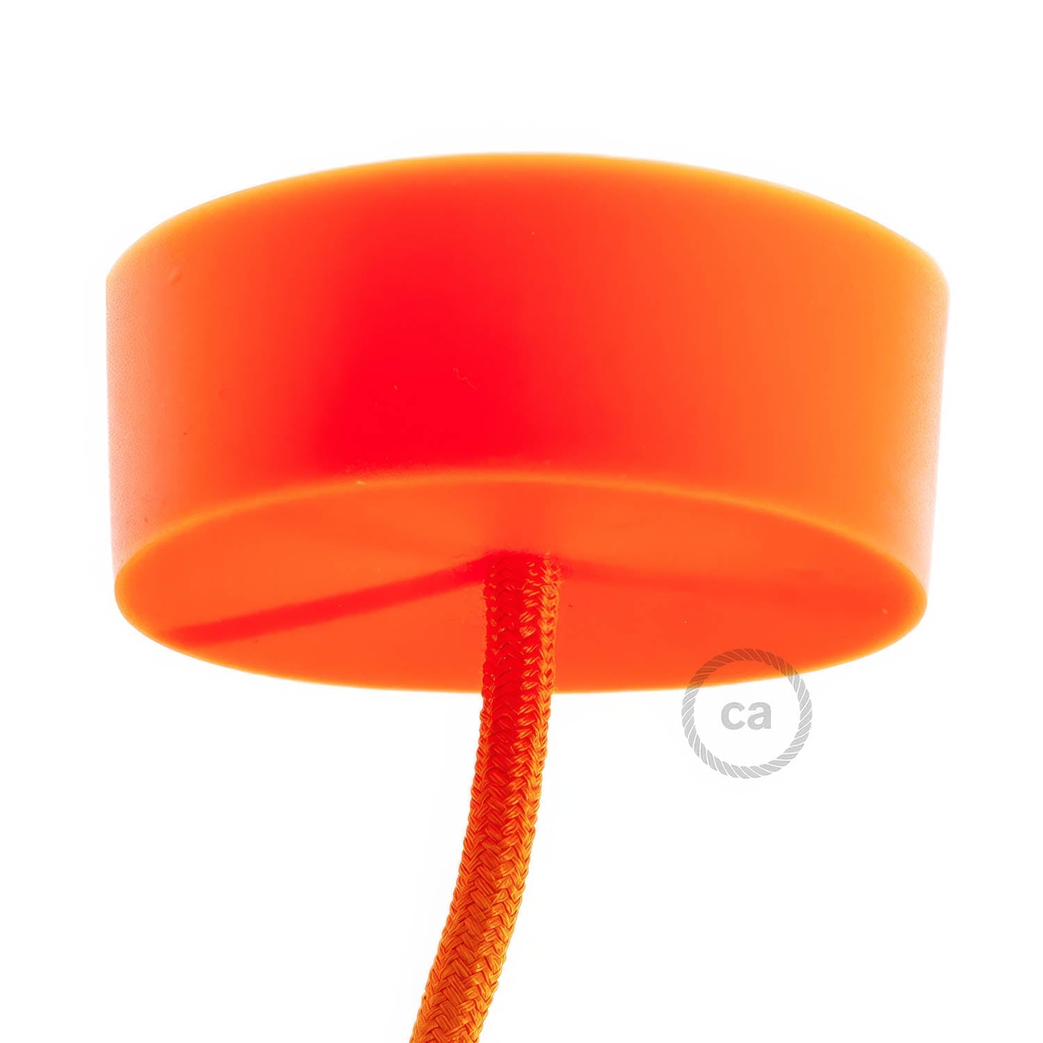 Cylindrical silicone ceiling canopy kit - Orange – Creative Cables
