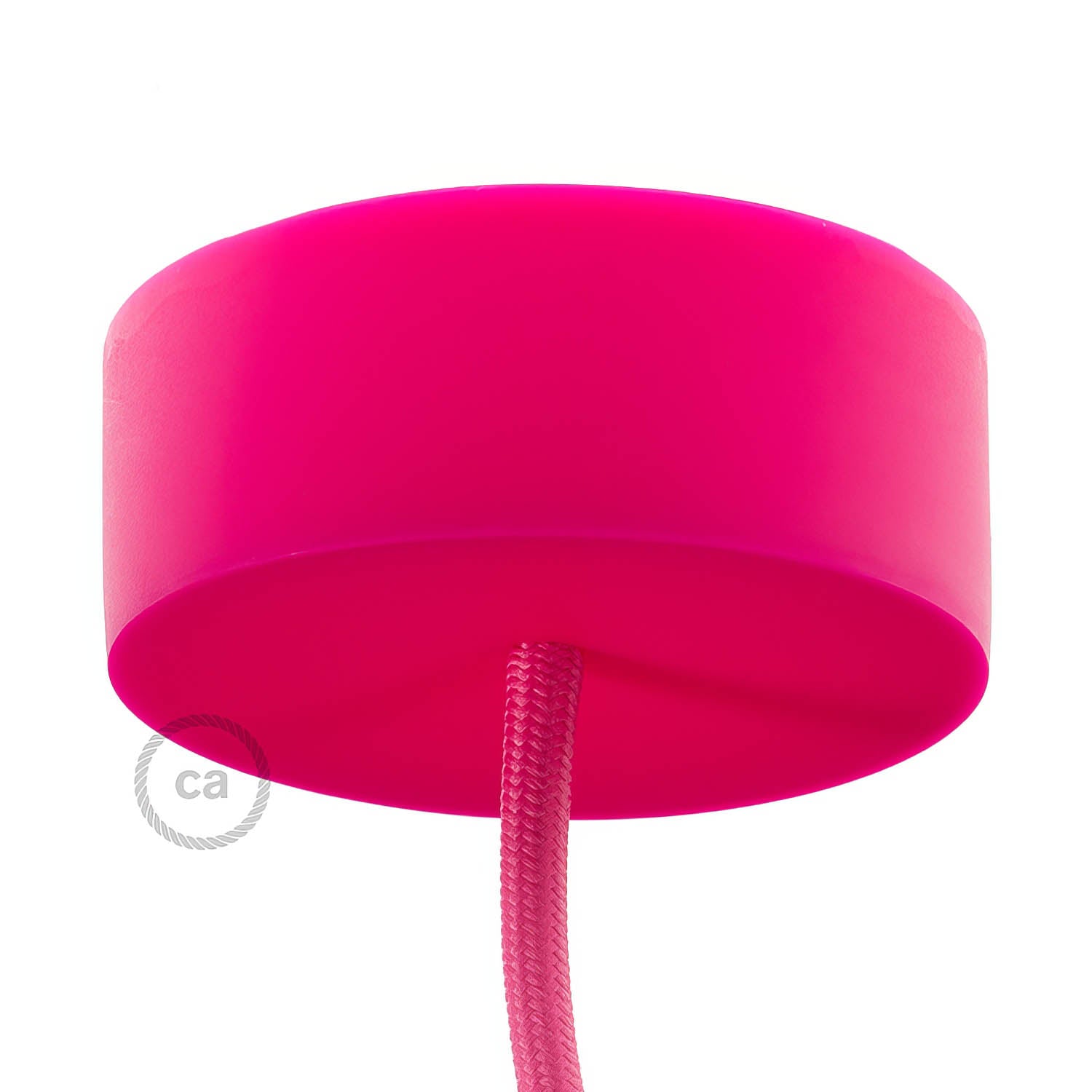 Cylindrical silicone ceiling canopy kit - Fuchsia – Creative Cables