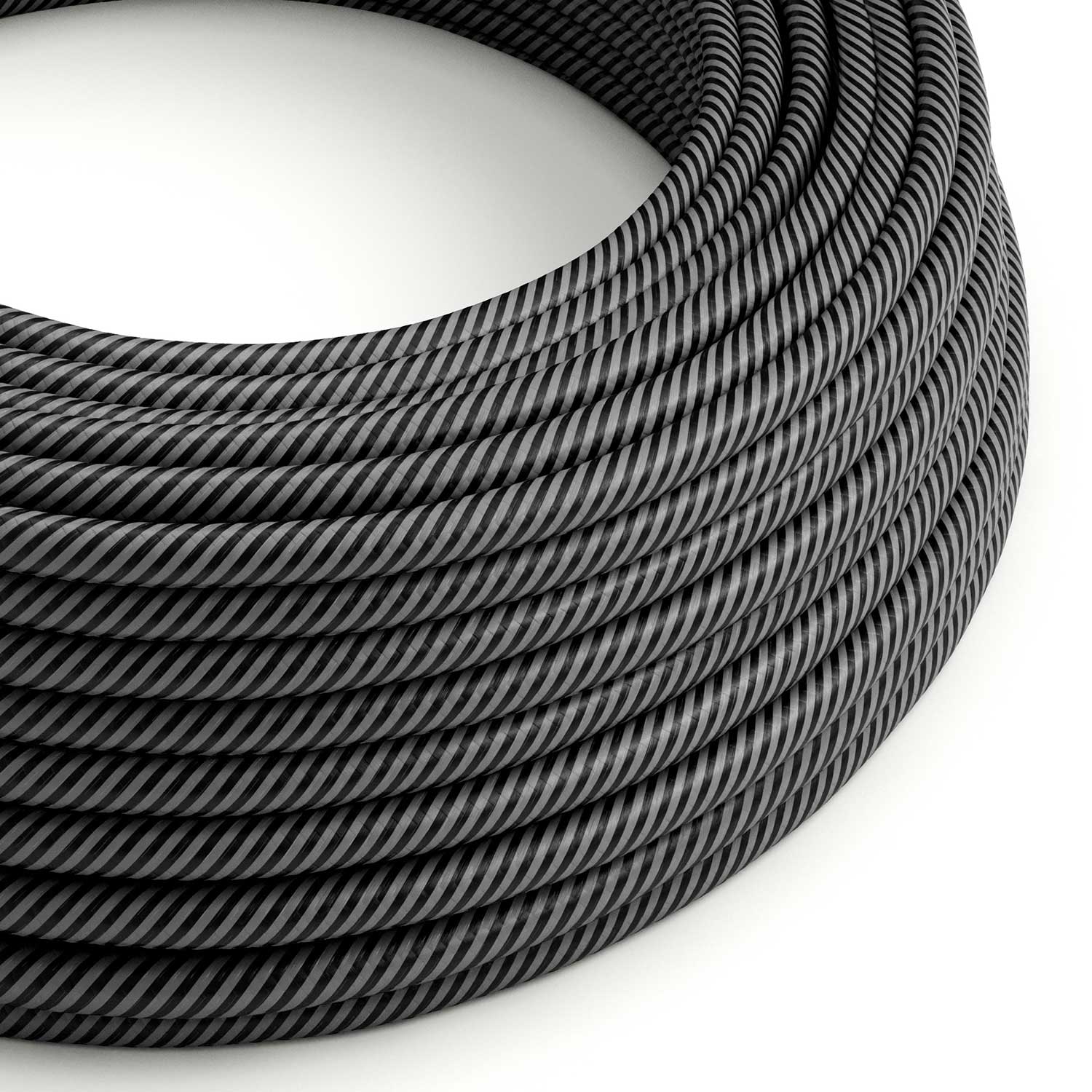 Round Electric Vertigo HD Cable covered by Graphite and Black Thin ...
